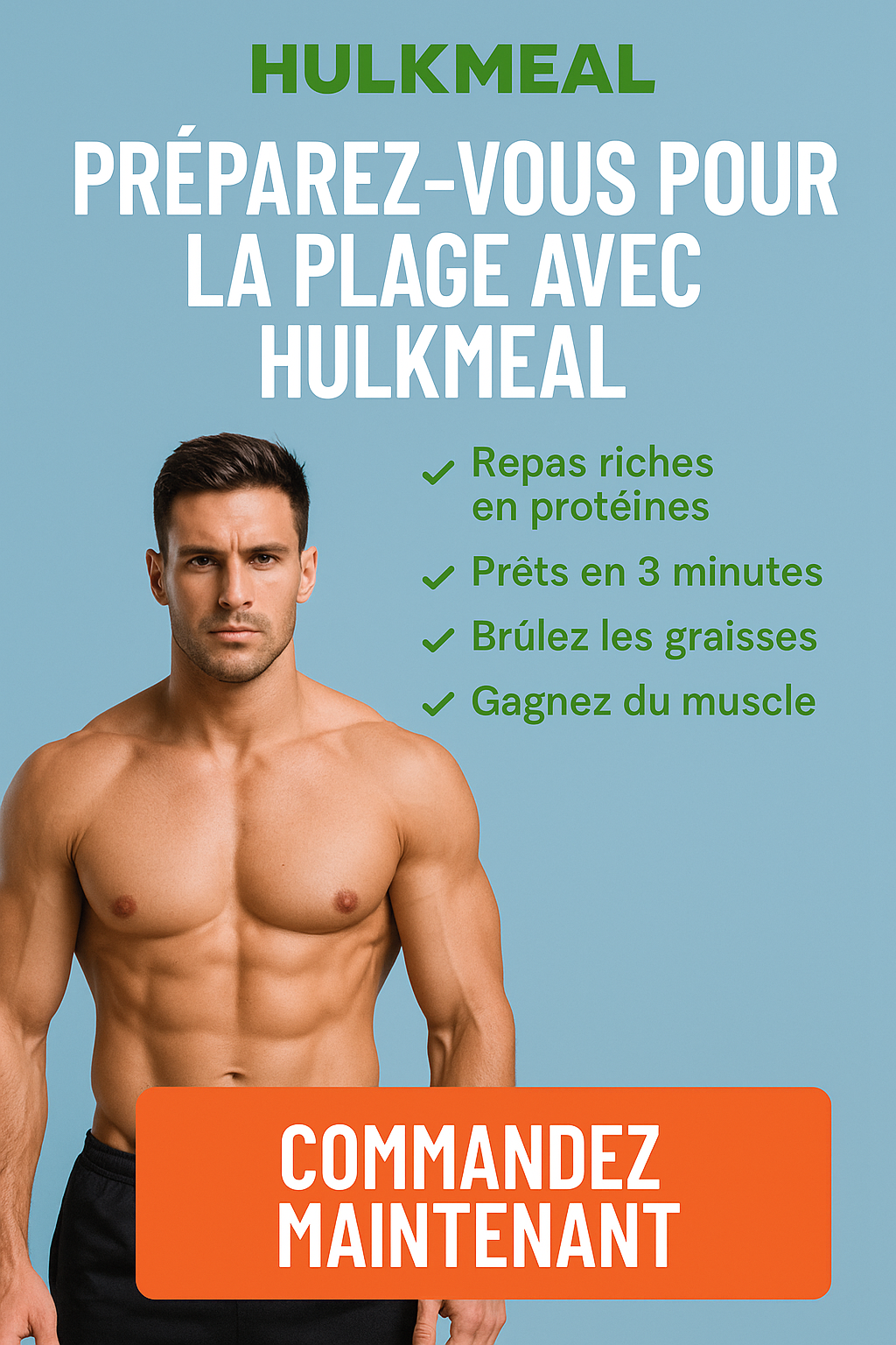 Préparez-vous pour la Plage avec HulkMeal : Le Plan de Repas Estival U